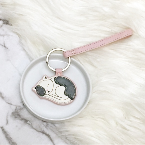 Rolfs | Accessories | Rolfs Sleeping Cat Genuine Leather Keychain ...